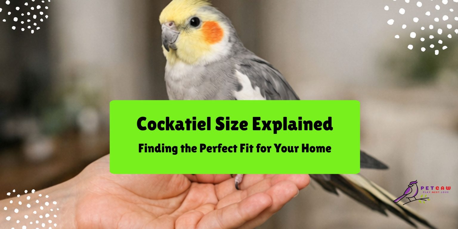 Cockatiel Size Guide: How Big Do Cockatiels Get & Best Cage Size